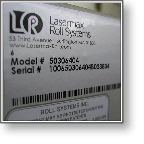 Lot #26: Lasermax Roll Systems RSI Web Cut Sheet Finishing System + C8 ...